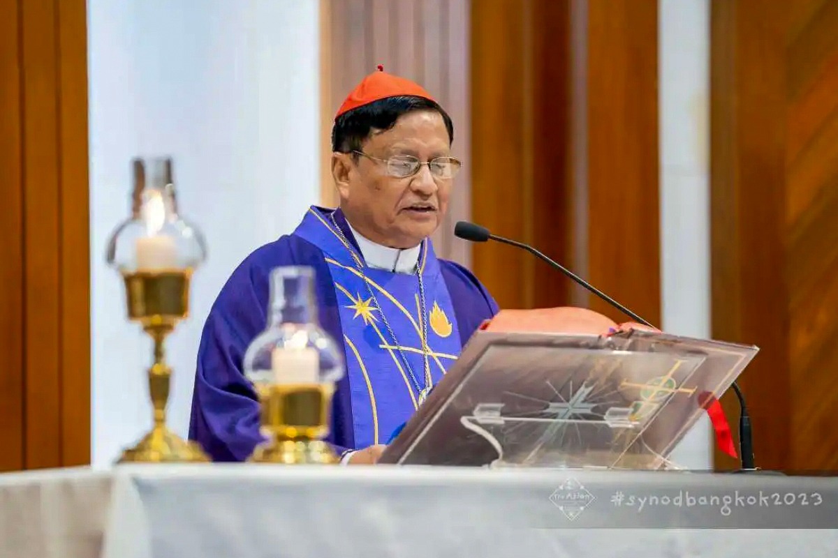 Le cardinal Bo lance un nouvel à appel à la paix en Birmanie dans son ...